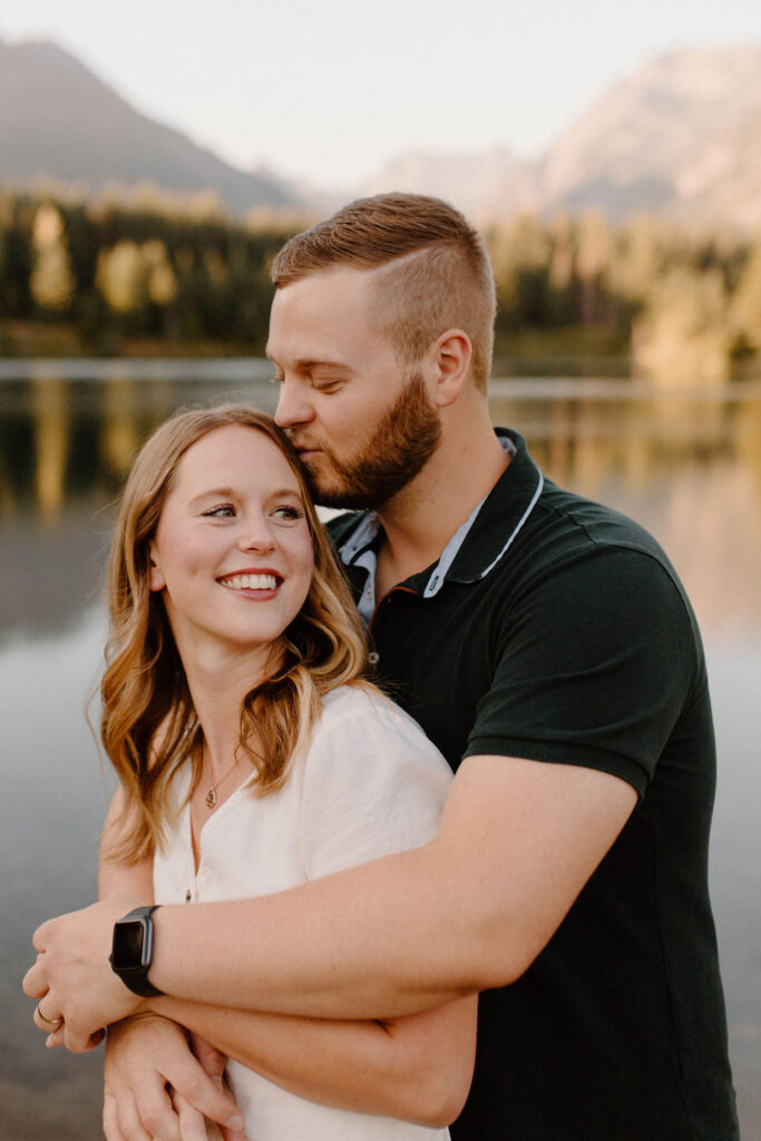 Matt & Kari’s Gold Creek Pond Engagement Photos - annieritterjones.com