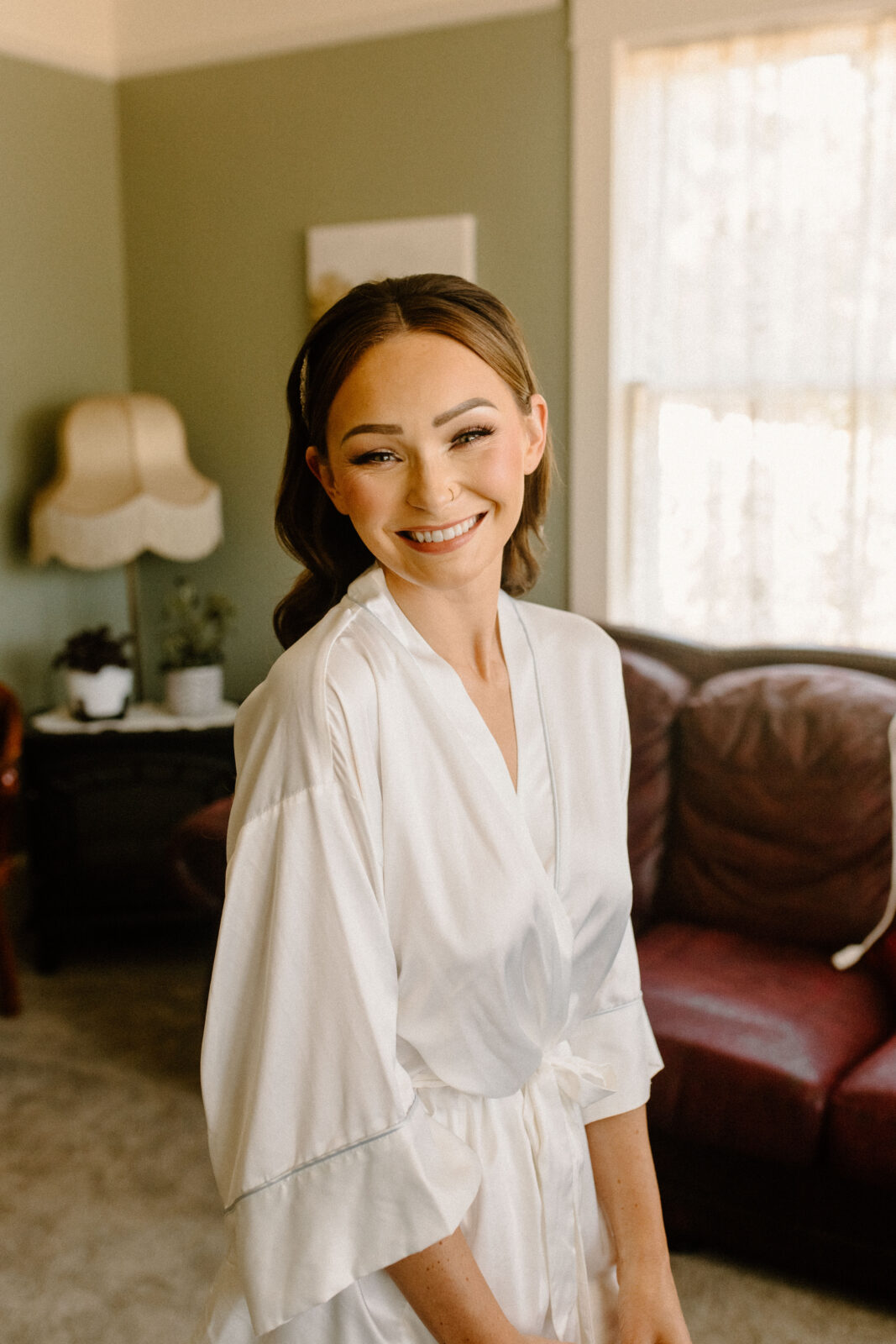 Sunflower Field Summer Wedding | Bailey and Nick - annieritterjones.com