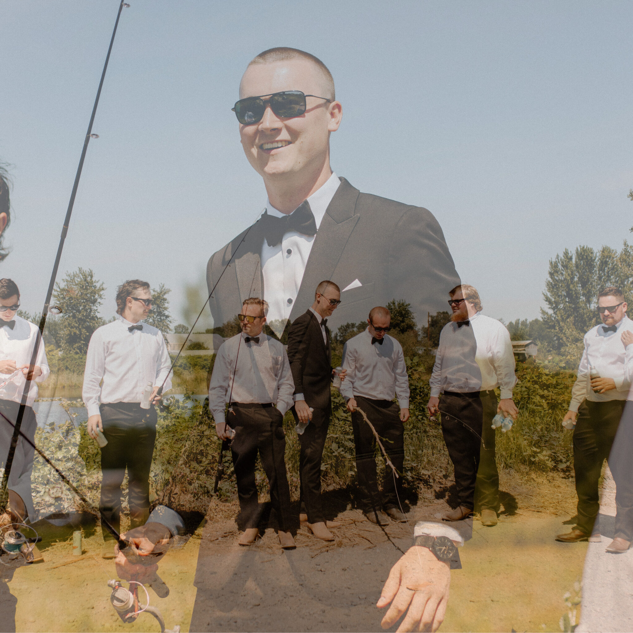 Sunflower Field Summer Wedding | Bailey and Nick - annieritterjones.com
