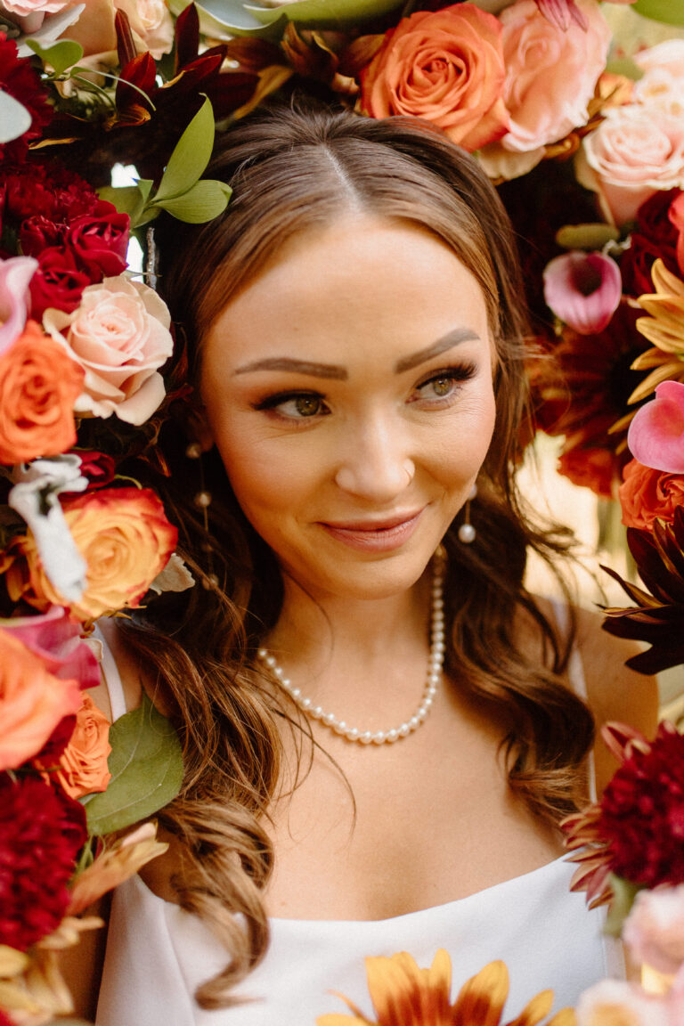 Sunflower Field Summer Wedding | Bailey and Nick - annieritterjones.com